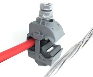 Insulated tap connectors for bare main line - Niled